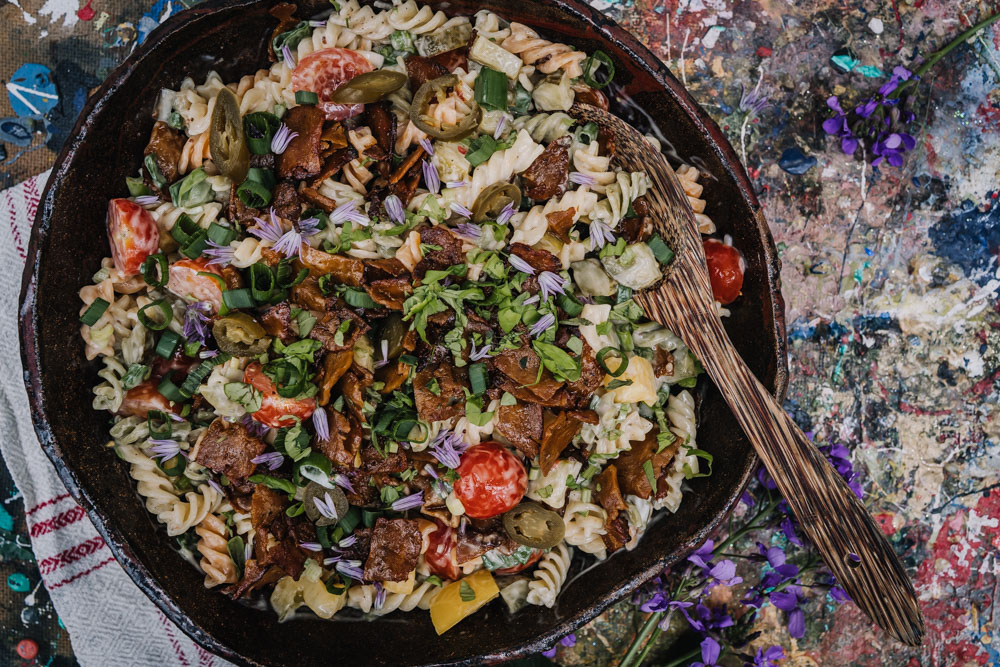 Vöner-pastasalaatti | Kasviskapina